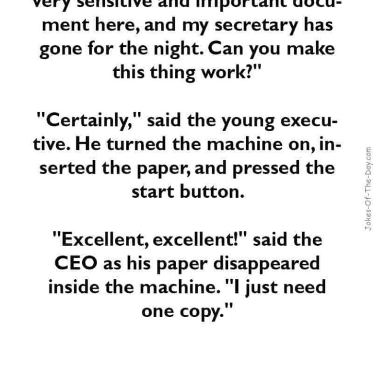 A young executive was leaving the office – #funny #joke | Jokes Of The Day