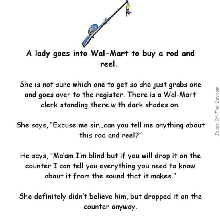 Woman Goes To Walmart To Buy A Rod & Reel | Jokes Of The Day