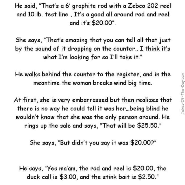 Woman Goes To Walmart To Buy A Rod & Reel | Jokes Of The Day