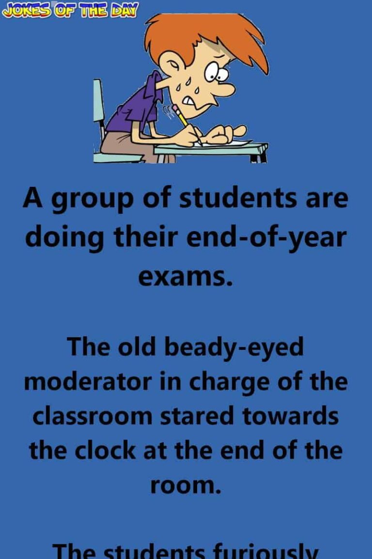 Funny – The student didn’t get his exam paper in on time – Jokes Of The Day