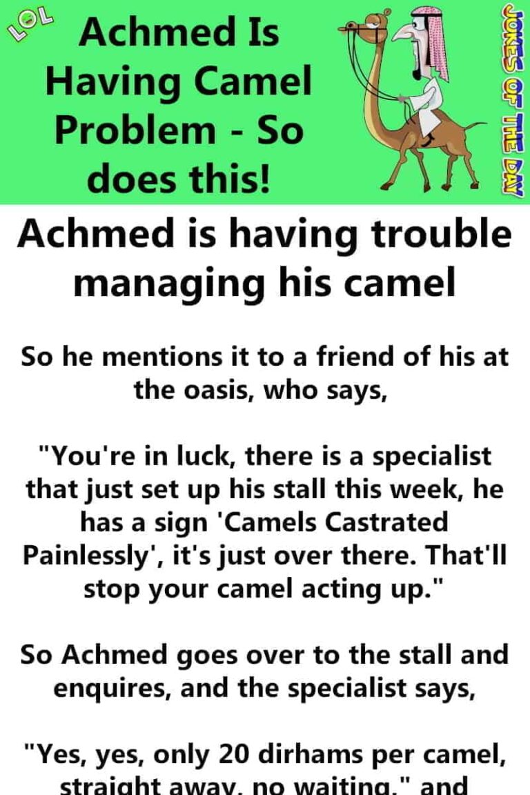 Achmed Is Having Camel Problem – So does this! | Jokes Of The Day