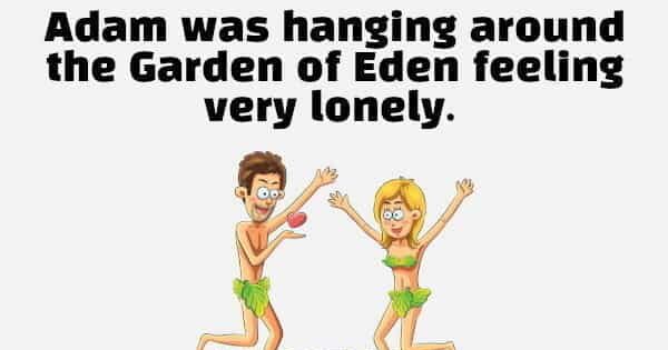 God said that He was going to make Adam a companion and that it ...