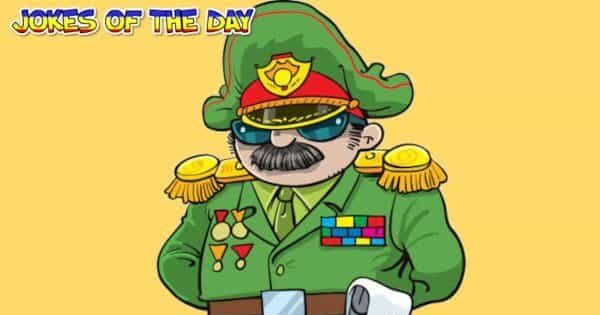 The pompous colonel wanted to impress | Jokes Of The Day